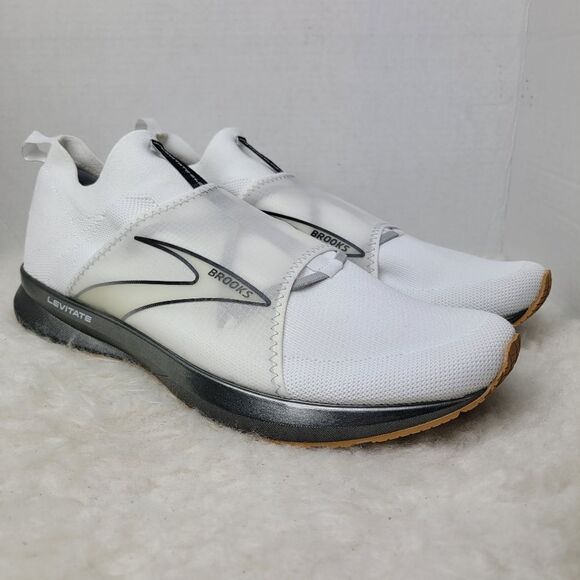 Brooks | Shoes | Brooks Levitate 4 Le Mens Size 5running White Black ...
